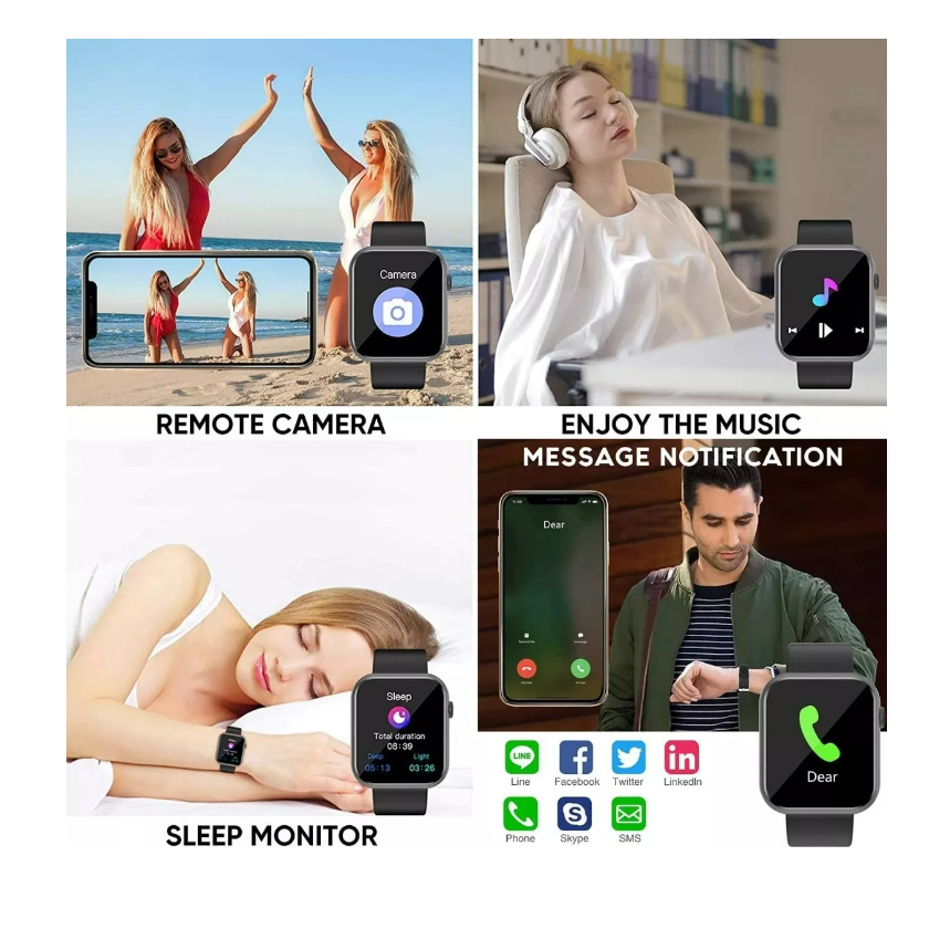 Smartwatch T500 Plus Bluetooth Reloj Inteligente Futuretech